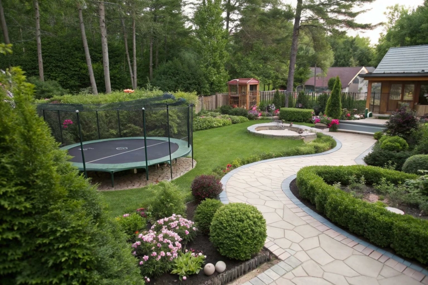 15+ Clever Ideas for What to Put Under a Trampoline