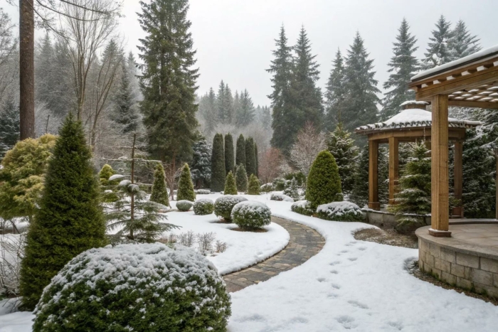 13+ Cozy Winter Landscaping Ideas for Your Home