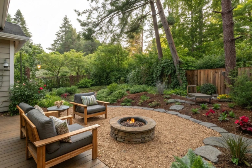 19+ Creative Wood Chip Landscaping Ideas