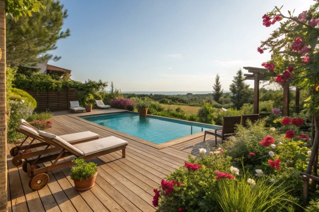 5+ Inspiring Small Backyard Pool Deck Ideas