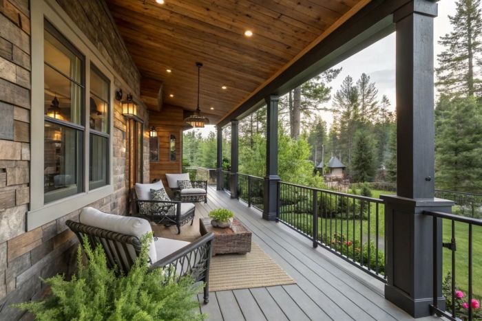 11+ Stylish Flat Roof Porch Ideas to Inspire You