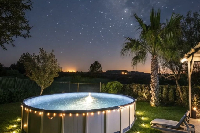 5+ Stylish Ideas for Around Above Ground Pools