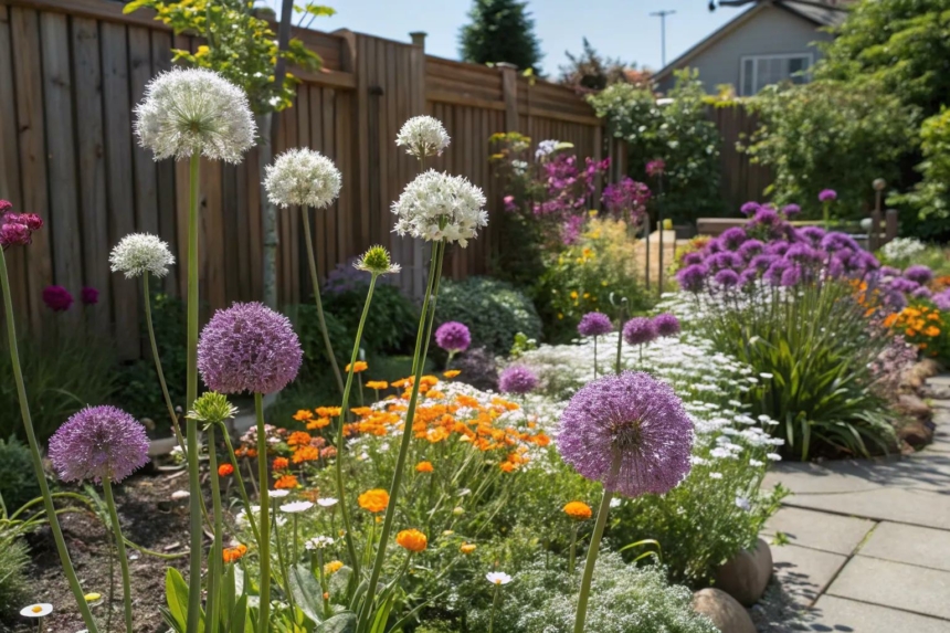 19+ Inspiring Allium Garden Design Ideas