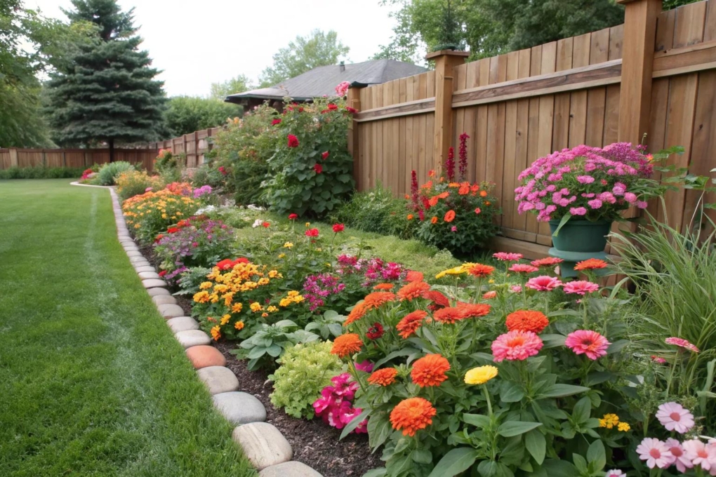 20+ Inspiring Annual Flower Bed Ideas