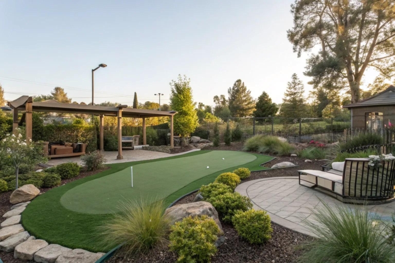 19+ Inspiring Backyard Putting Green Ideas