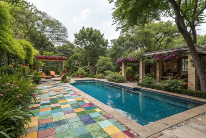 18+ Inspiring Swimming Pool Paint Ideas