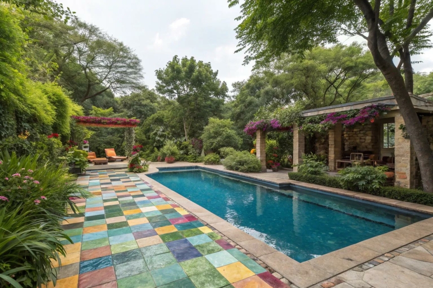18+ Inspiring Swimming Pool Paint Ideas