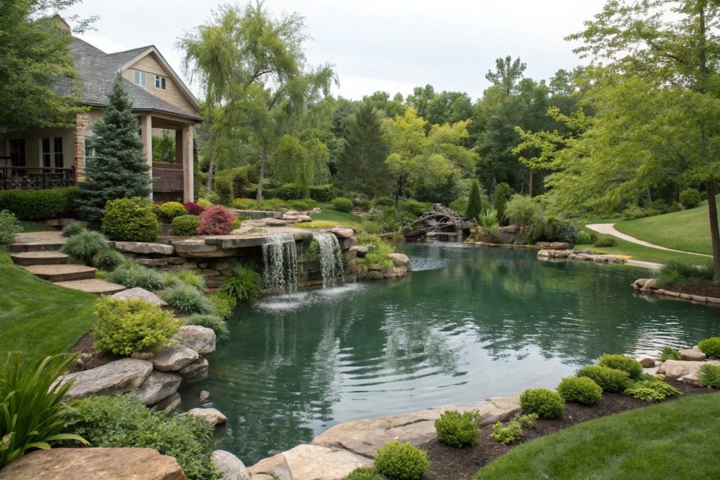 16+ Inspiring Big Pond Ideas for Your Backyard Oasis
