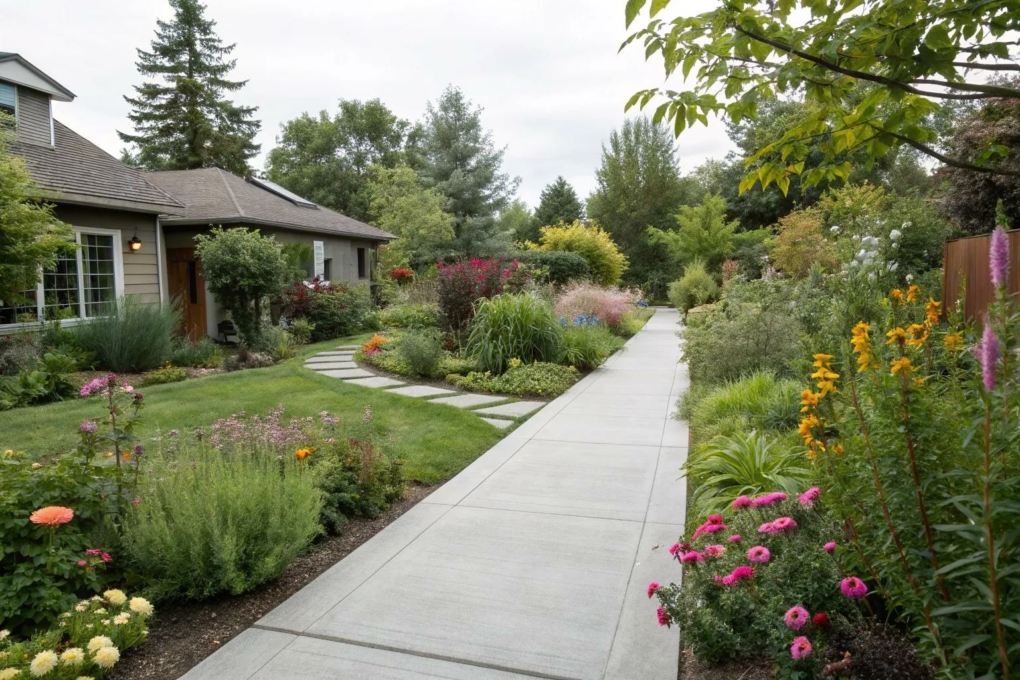 16+ Stylish Concrete Pathway Ideas for Your Home