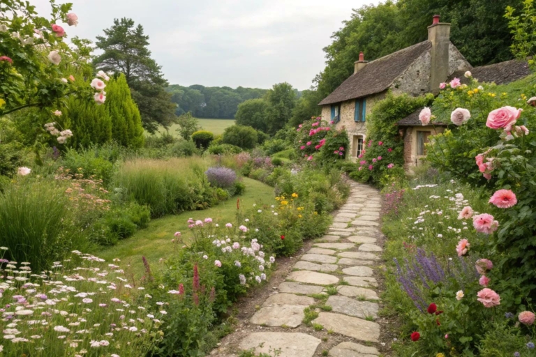 15+ Charming Cottage Garden Layout Ideas