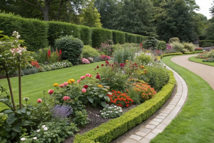 16+ Inspiring Curved Flower Bed Ideas