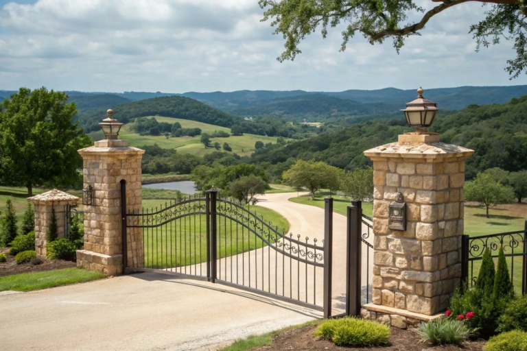 18+ Inspiring Custom Ranch Gate Ideas