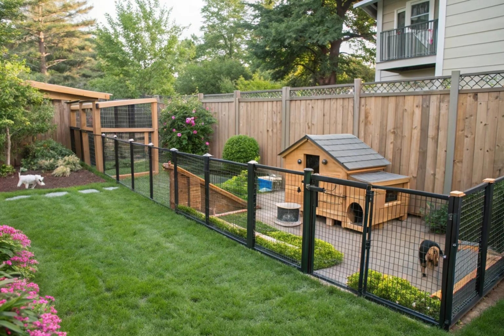 12+ Creative Playground Fence Ideas