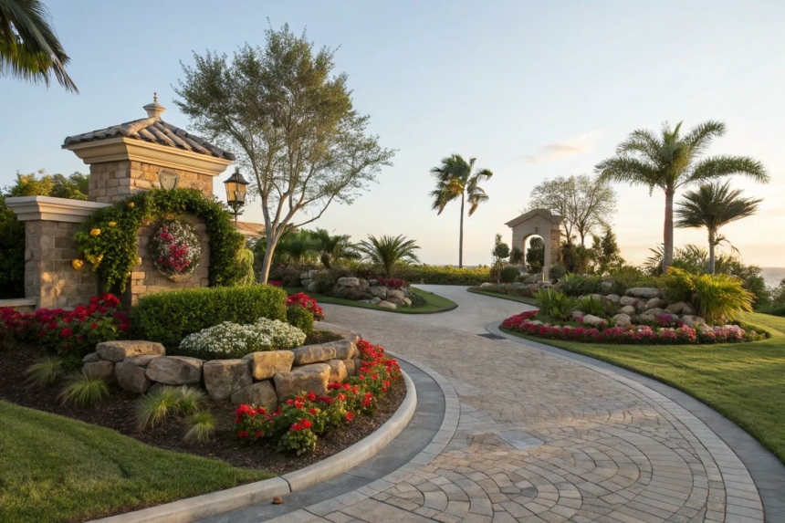 16+ Inspiring Driveway Island Ideas to Transform Curb Appeal