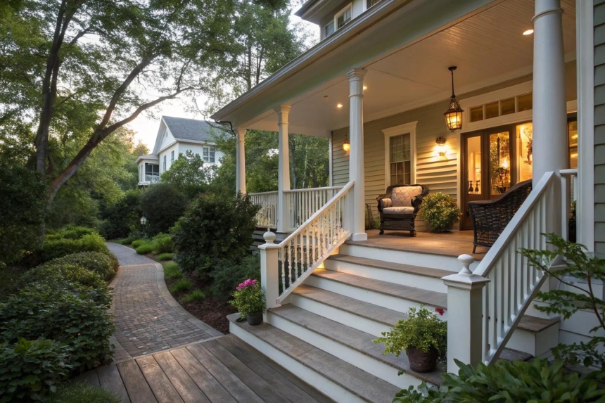 16+ Inspiring Stone Front Porch Ideas to Elevate Your Home