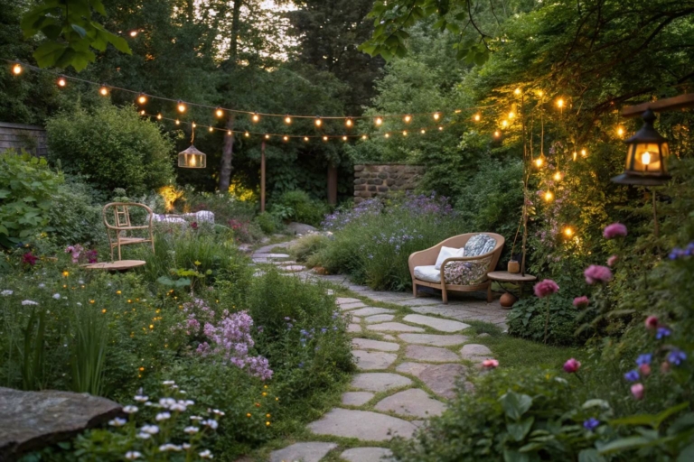 17+ Enchanting Backyard Fairy Garden Ideas