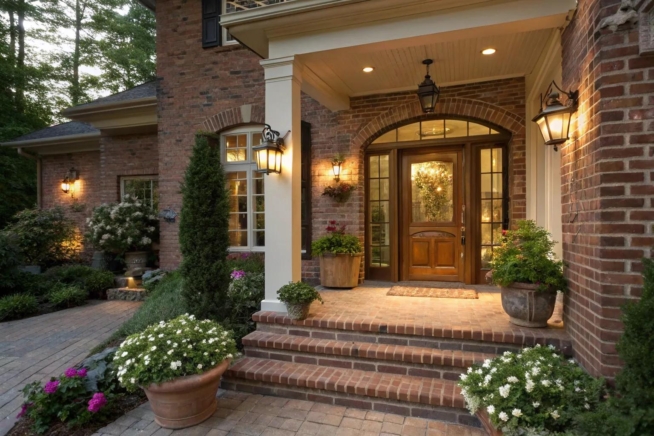 13+ Inspiring Back Door Entrance Ideas