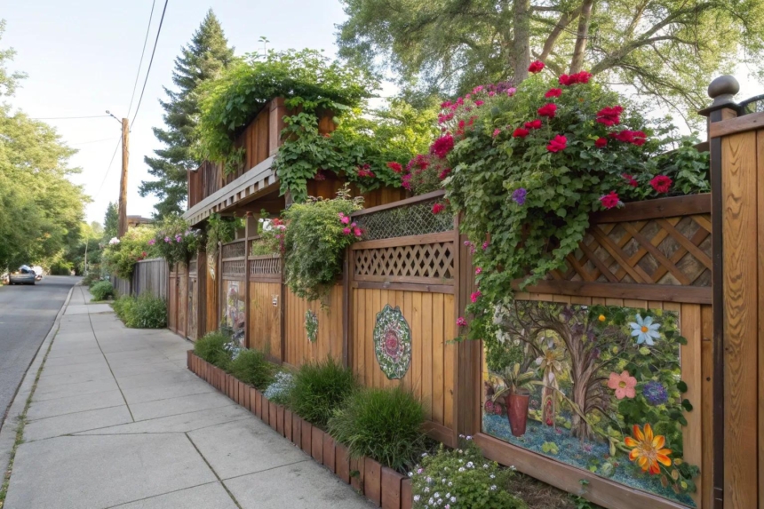 16+ Creative Fence Paint Ideas for a Fresh Look