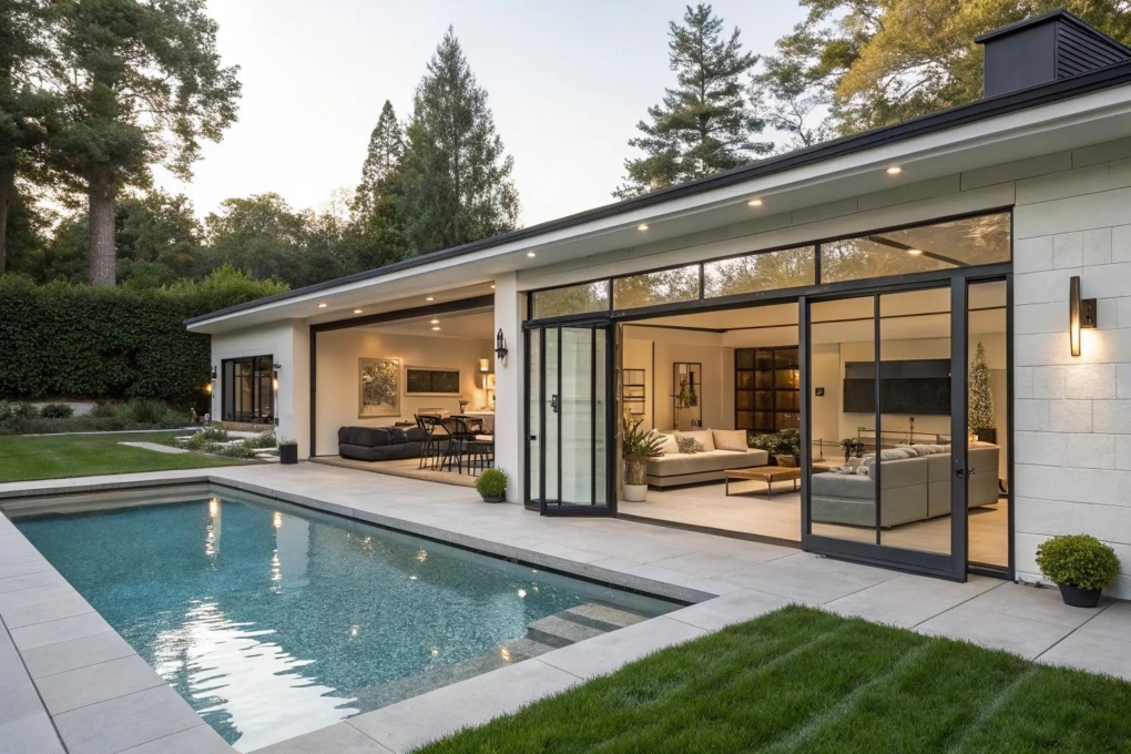 18+ Inspiring Garage Pool House Ideas