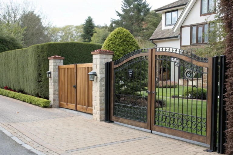 12+ Stylish Modern Sliding Gate Design Ideas