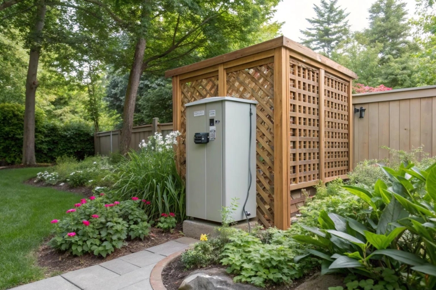 20+ Creative Ideas to Cover Your Outdoor Electrical Panel