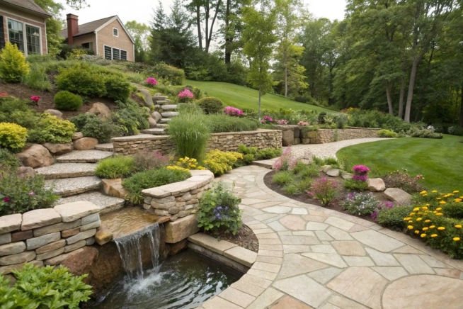 15+ Creative Landscaping Hill Ideas to Transform Your Yard
