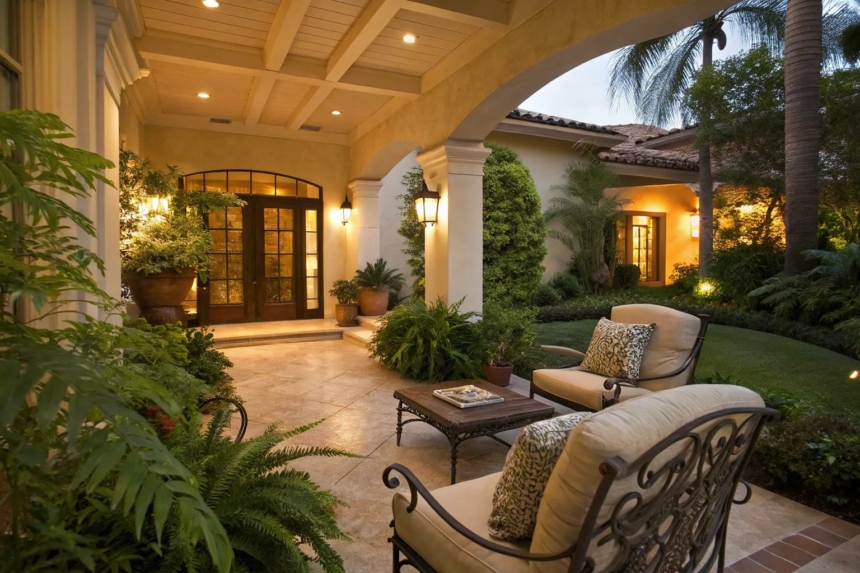 20+ Inspiring Large Front Patio Ideas