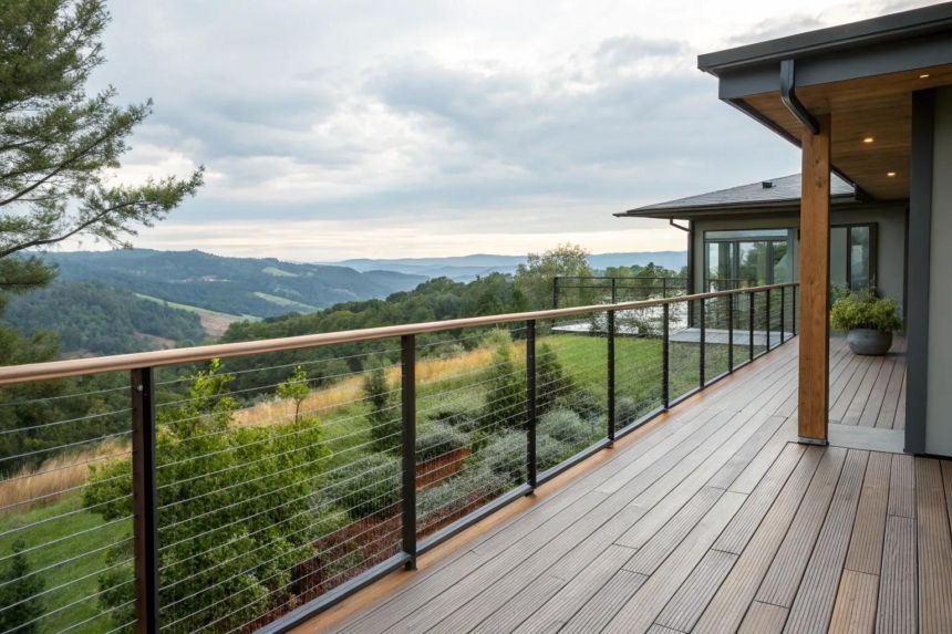 18+ Stylish Black Deck Railing Ideas to Inspire You