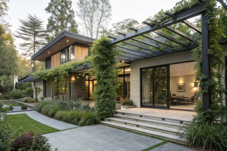 16+ Inspiring Pergola with Lattice Ideas