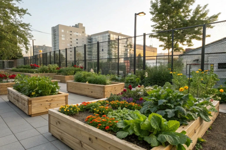 17+ Creative Urban Vegetable Garden Ideas