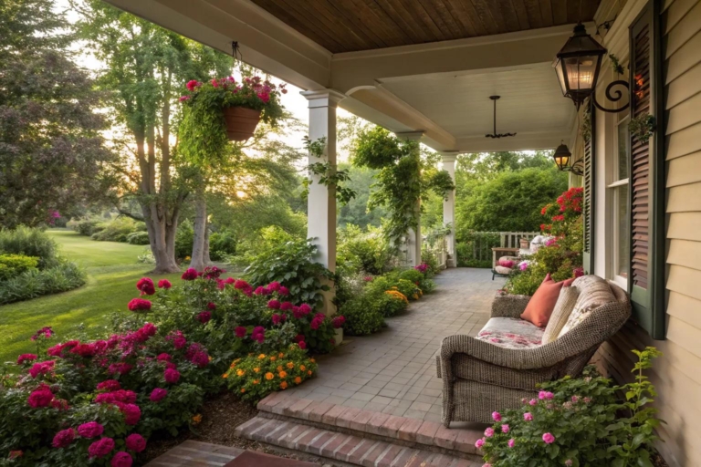 10+ Stylish Open Front Porch Ideas Without Railings