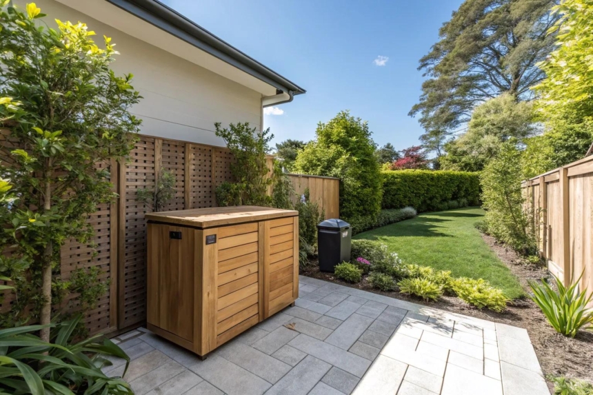 17+ Clever Outdoor Garbage Can Storage Ideas