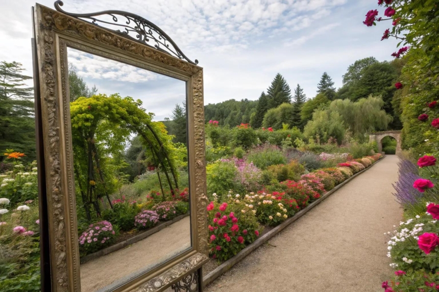 15+ Inspiring Outdoor Mirror Ideas for Your Garden