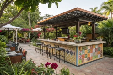 17+ Stylish Outdoor Tile Bar Top Ideas