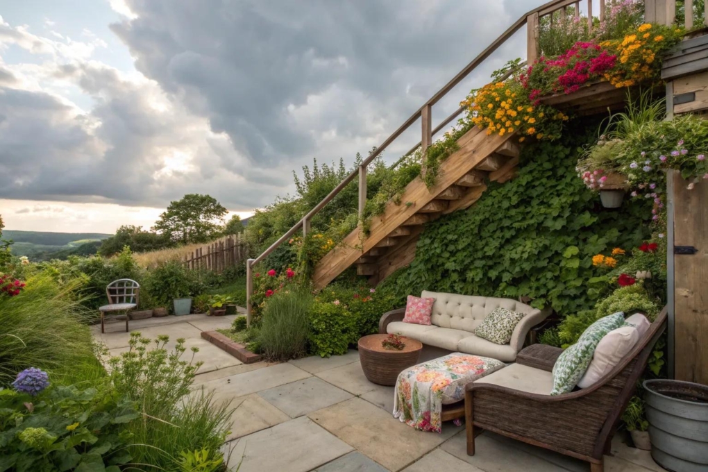 12+ Creative Outdoor Under Stairs Ideas