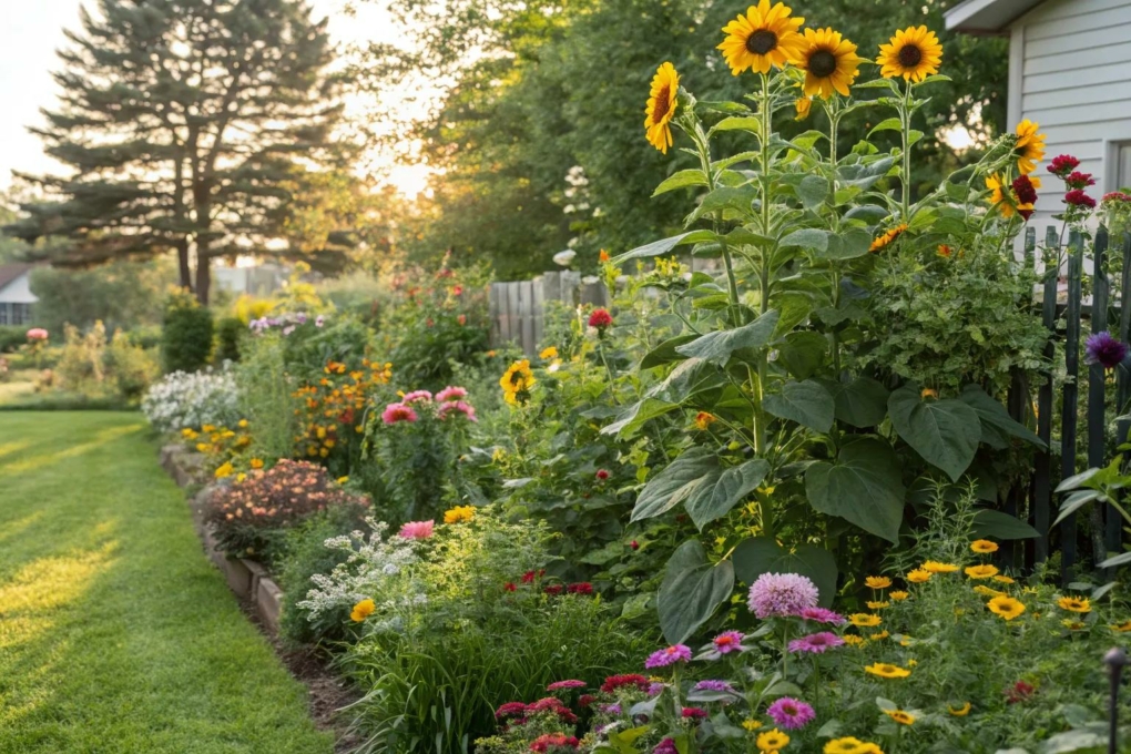 15+ Creative Flower Bed Edging Stone Ideas