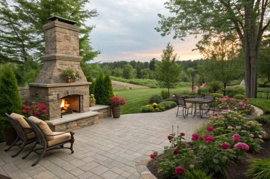 19+ Inspiring Patio Paver Design Ideas