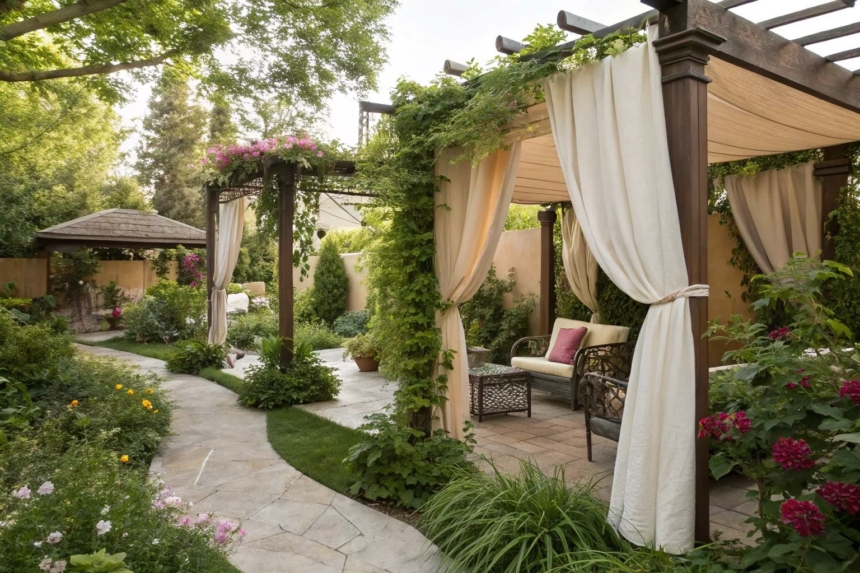 16+ Creative Pergola Roof Ideas for Your Backyard