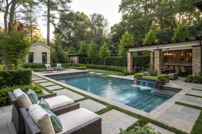 15+ Stunning Pool Waterfall Ideas to Transform Your Backyard