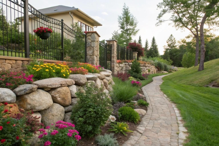 16+ Stunning Rock Fence Ideas for Your Home