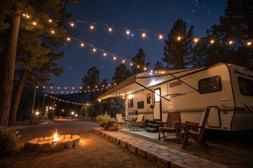 15+ Stunning RV Outdoor Lighting Ideas