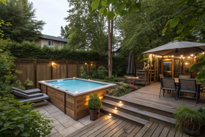 12+ Clever Above Ground Pools for Small Backyards