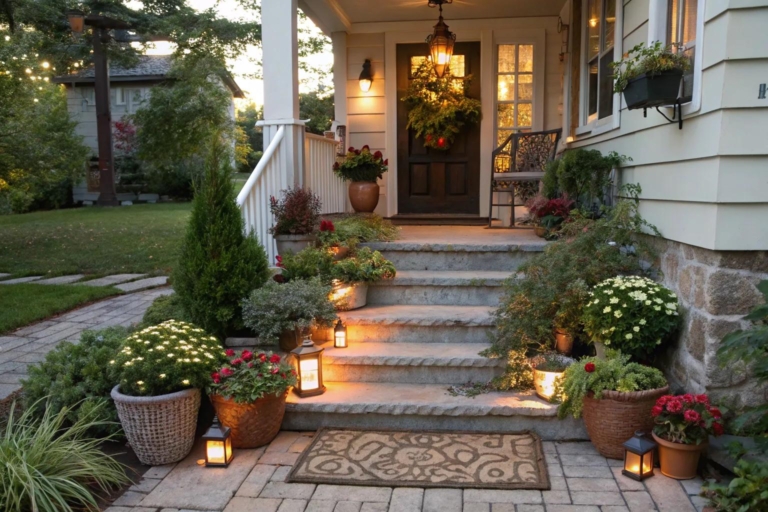 10+ Creative Small Front Step Ideas
