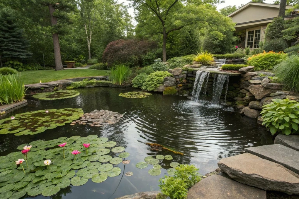 19+ Inspiring Fish Pond Garden Ideas to Try
