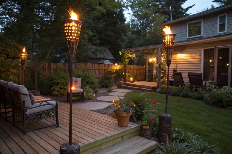 16+ Cozy Backyard Chiminea Ideas