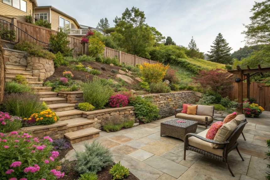 18+ Creative Uneven Backyard Ideas to Transform Your Space