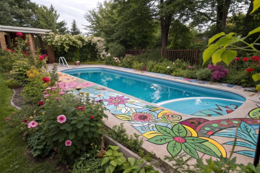 19+ Stunning Swimming Pool Colour Trends Ideas