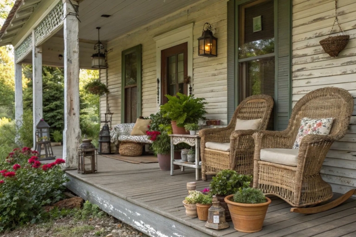 9+ Charming Rocking Chair Front Porch Ideas