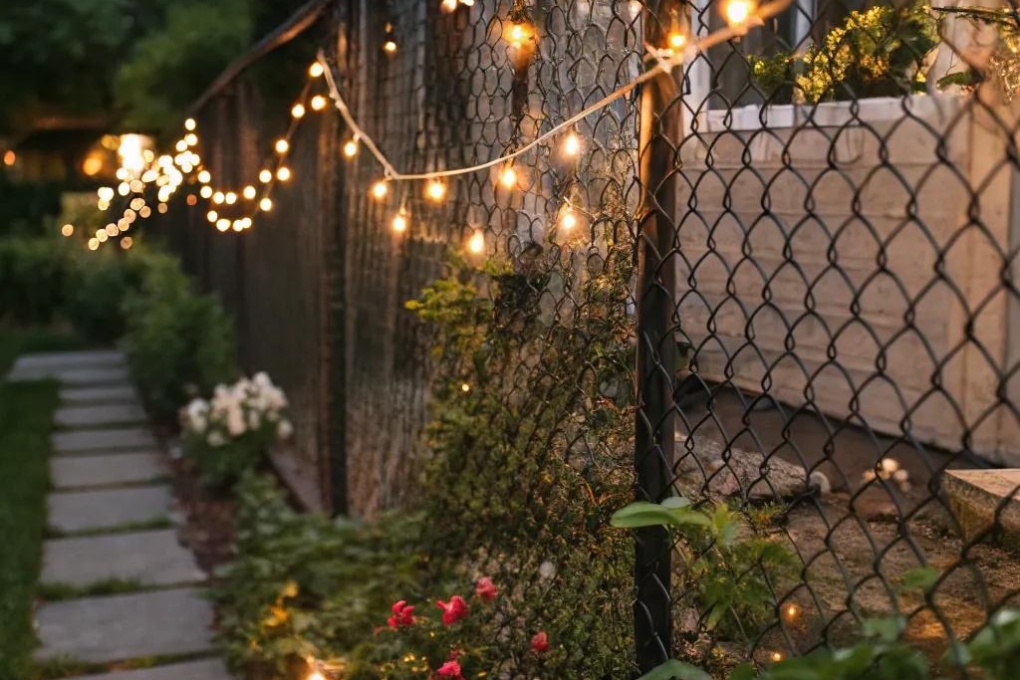 16+ Creative Chain Link Fence Covering Ideas