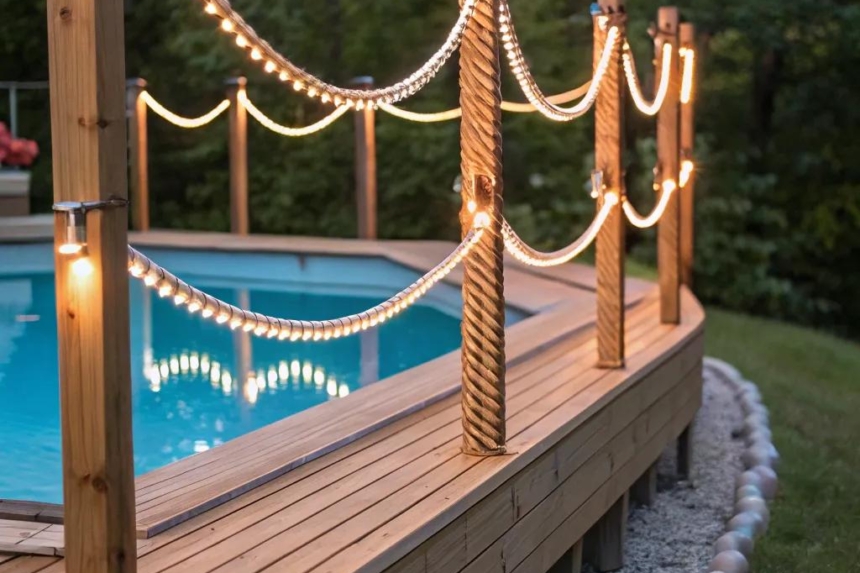 16+ Stunning Landscape Lighting Ideas for Pools